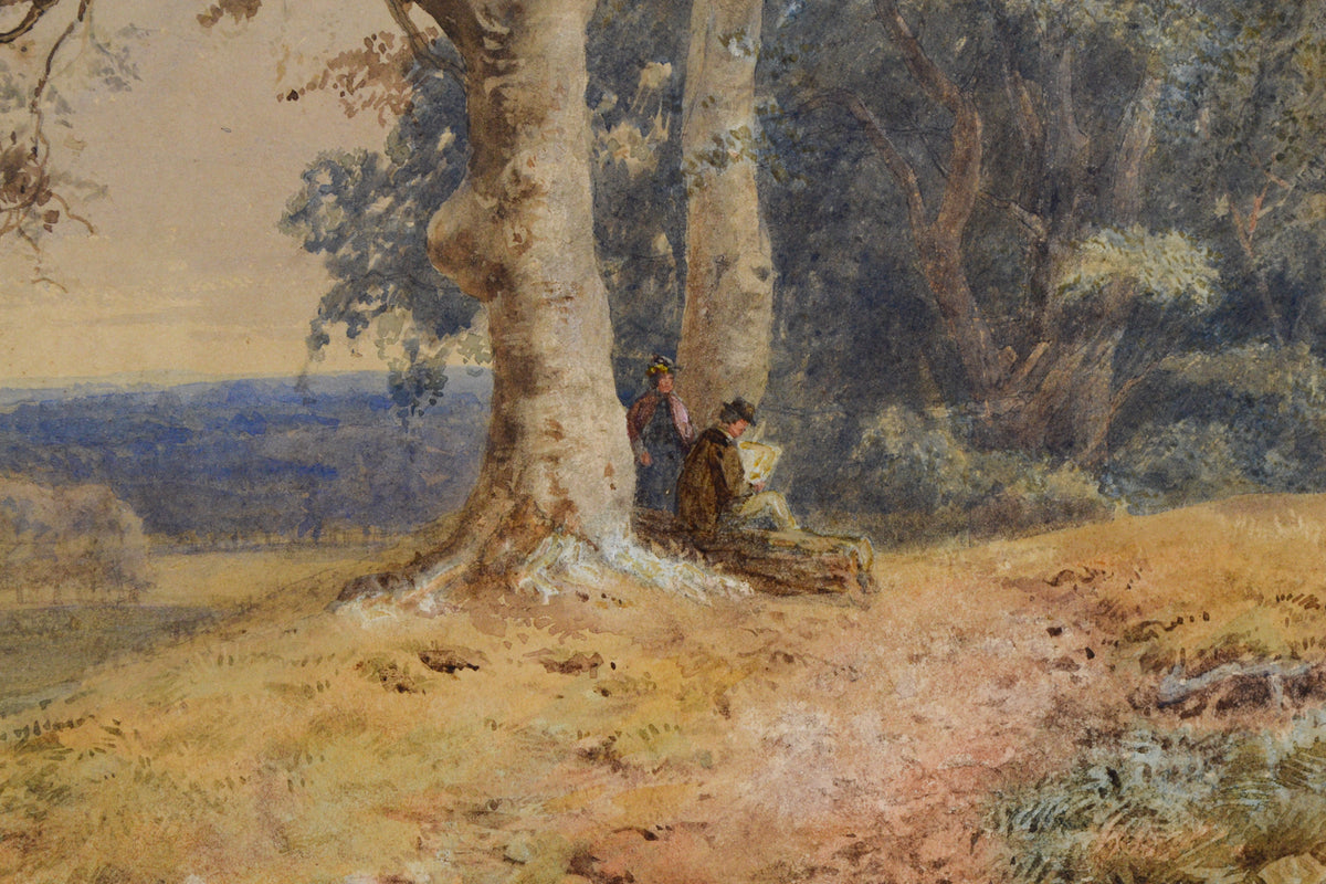 Thomas Pyne - A Painter Beneath The Trees – Malka Art